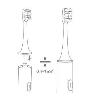 Xiaomi 16860.0 – Electric Toothbrush Head, Pack of 3, White