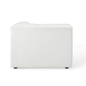 Modway Restore 6-Piece Upholstered Sectional Sofa in White