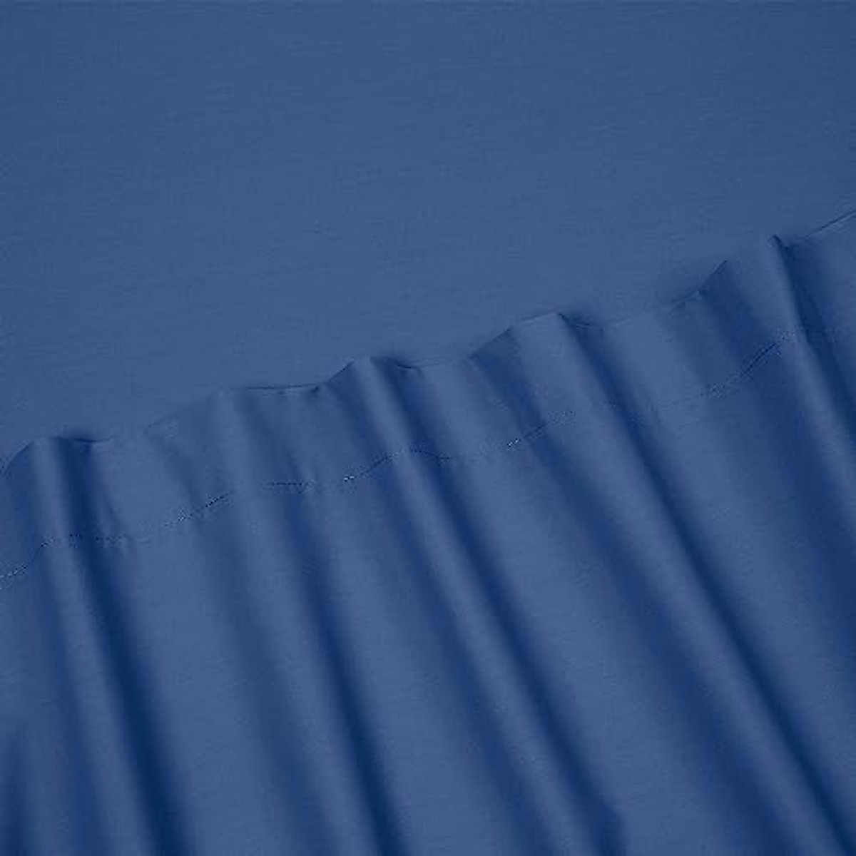 Martex Cotton Rich Bed Sheet Set - Brushed Cotton Blend, Super Soft Finish, Wrinkle Resistant, Quick Drying, Bedroom, Guest Room - 3-Piece Twin Set, Ceil Blue