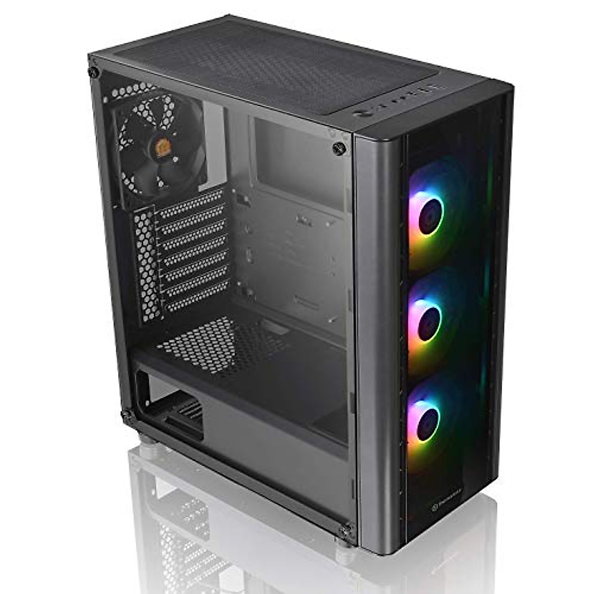 Thermaltake V250 Motherboard Sync ARGB ATX Mid-Tower Chassis with 3 120mm 5V Addressable RGB Fan + 1 Black 120mm Rear Fan Pre-Installed CA-1Q5-00M1WN-00