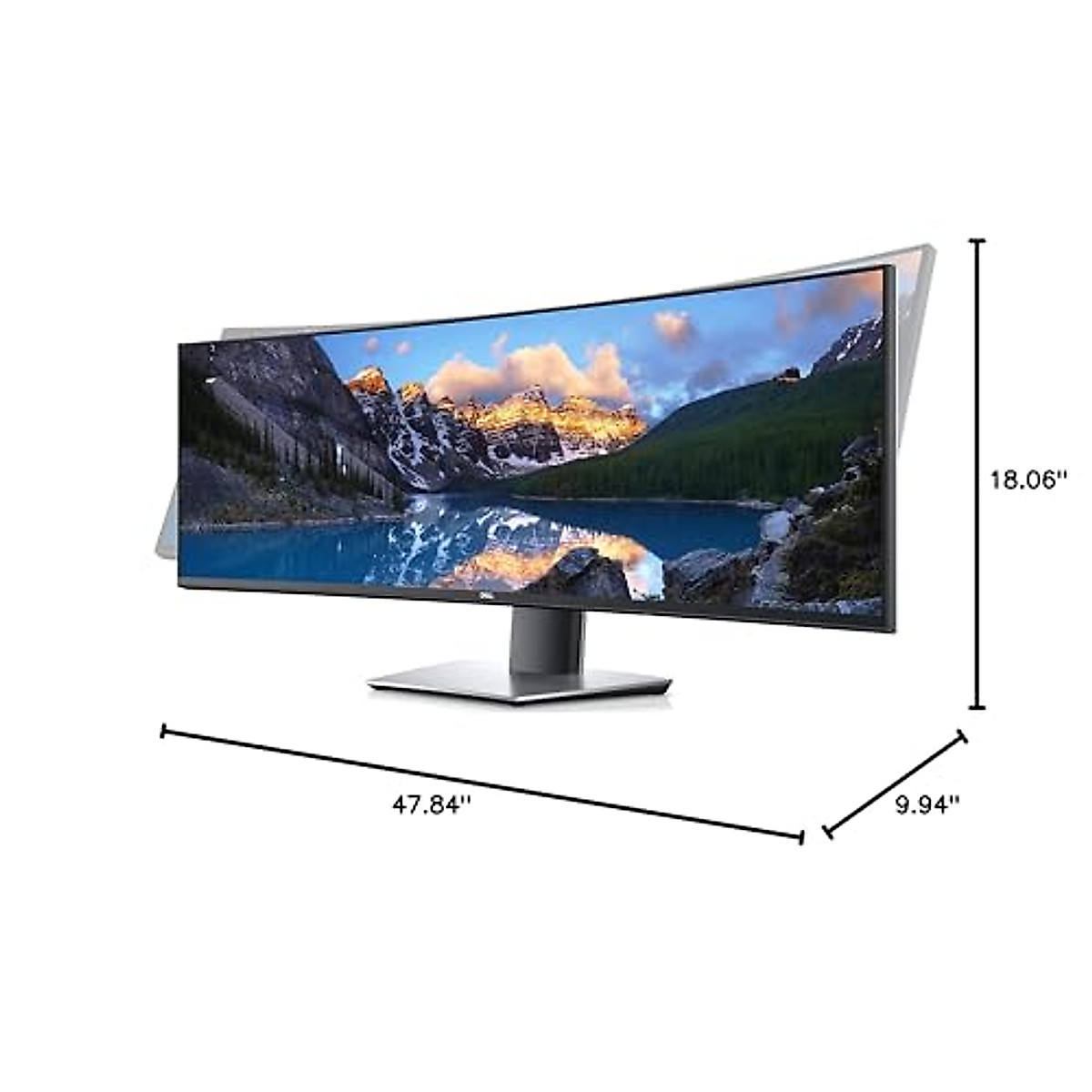 Dell Marketing USA LP Ultra Sharp 49" Screen Led-Lit Monitor Black (U4919DW)