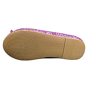 The Doll Maker Glitter Ballet Flat-TD171001B-1 Fuchsia