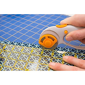 Premier Blades 45mm Rotary Cutter Blades - (15 Pack) Fits Fiskars, Olfa, Martelli Blades and More - Studio Fabric Cutter Wheel for Fabric & Paper