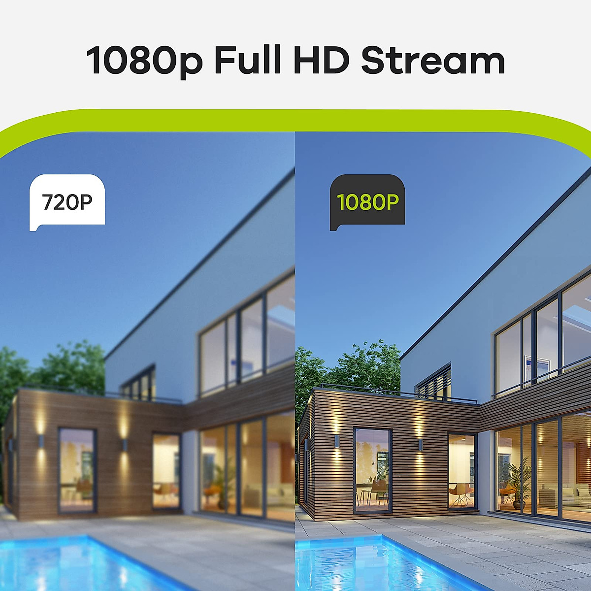 SANNCE 1080P Wired Security Camera System with 1TB Hard Drive, 5-in-1 Hybrid 8CH DVR and 4Pcs Surveillance CCTV Cameras with 100ft Night Vision, IP66 Waterproof, Easy Remote Access, 24/7 Recording