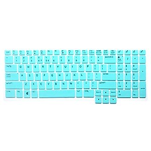 Keyboard Skin Compatible for 2021 2020 Dell Alienware M17 R4 R3 R2 17.3 inch, Dell Alienware Area 51M R2, Dell G7 17 7700 17.3" Gaming Laptop (NOT for Alienware M17 R4 Cherry Mechanical Verison)(Mint)
