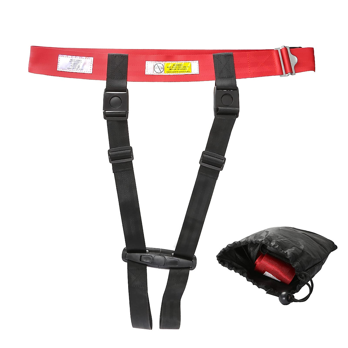 Airplane Harness for Kids, Kids Safety Belt for Air Travel, Portable Toddler Safety Harnesses for Airplane, Travel Restraint Belt for Kids Safety and Portable on Flights