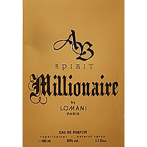 Lomani Ab Spirit Millionaire By Lomani for Men - 3.3 Oz Edp Spray, 3.3 Oz