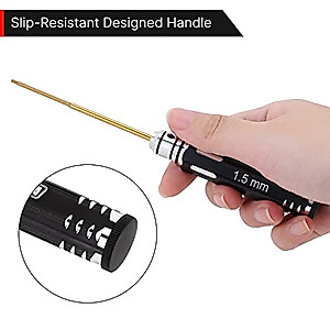 INJORA Hex Screwdrivers Nut Driver Wrench HSS RC Tools Kit for TRX4M SCX24 FCX24 1/18 1/24 RC Mini Crawler Car, 7PCS