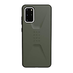 URBAN ARMOR GEAR UAG Samsung Galaxy S20 Plus Case [6.7-inch Screen] Civilian [Olive Drab] Sleek Ultra-Thin Feather-Light Military Drop Tested Protective Cover