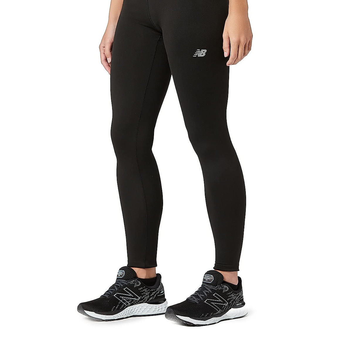 New Balance Women's 2.0 Soft Base Layer Pant with Non-Rolling Elastic Waistband, Black, Small