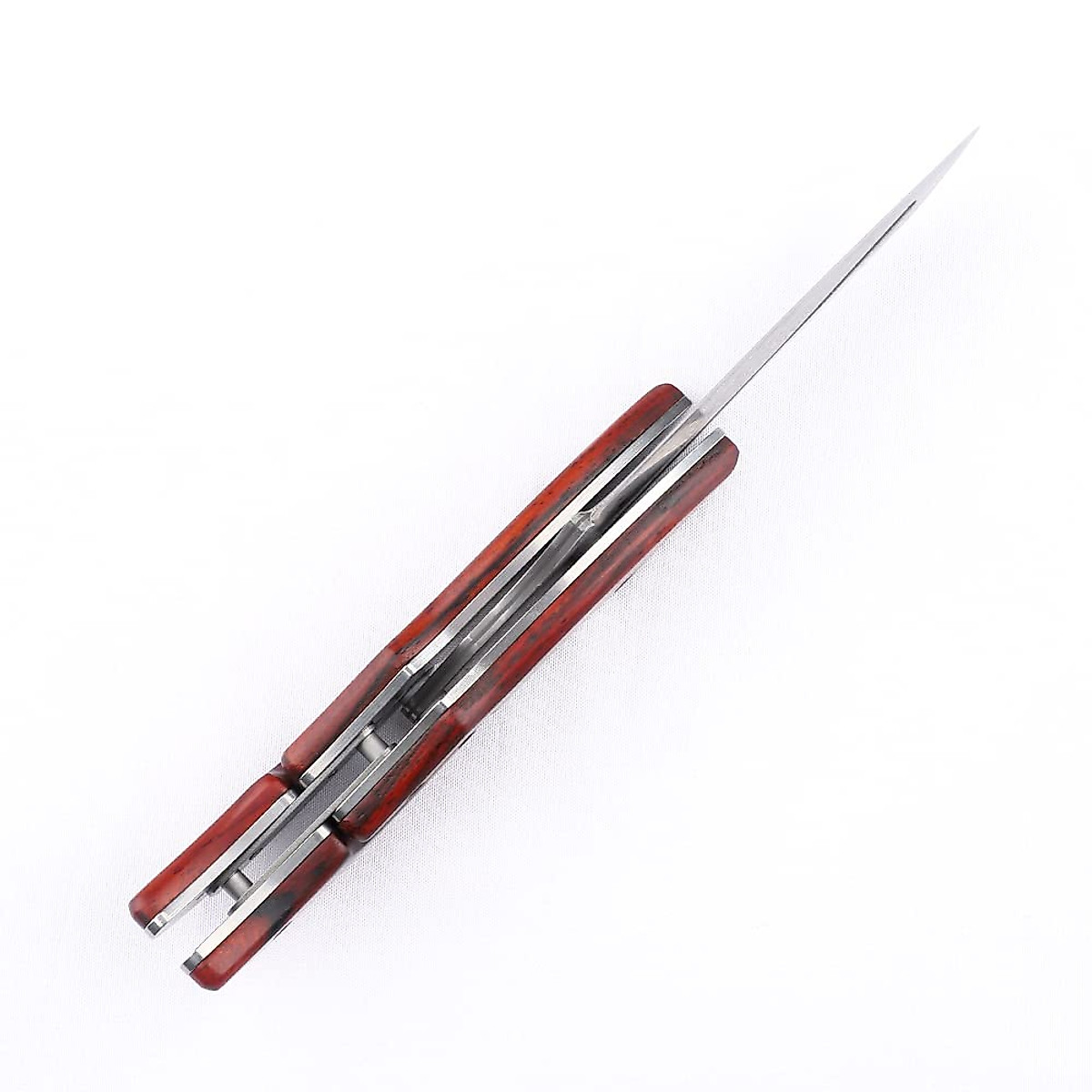 JEABROTHER VG10 Damascus Knife Mechanical Folding Knife Fixed Blade Outdoor Tool Knife