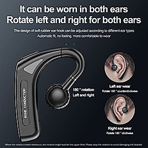 Open Ear Headphones, B-one Conduction Sport Headphones, Bluetooth 5.0 Ear Buds, Sport Earbuds for Running Cycling Climbing