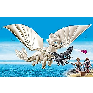Playmobil How to Train Your Dragon III Light Fury with Baby Dragon & Children