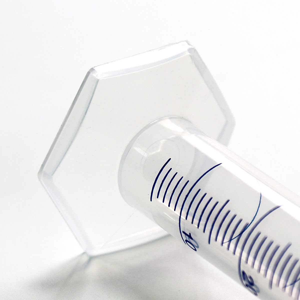 ULAB Scientific Plastic Measuring Cylinder Set, 3 Sizes 10ml 50ml 100ml, PP Material Hexagonal Base, Blue Printed Graduation, UMC1003