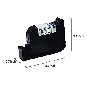 BT-2580P OLYBSJET Original Solvent Fast Dry Ink Cartridge Replacement for Handheld Inkjet Printer BT-HH6105B2 and BT-HH6105B3