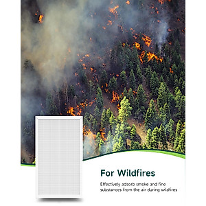 F1 Filter Compatible with 3M Filtrete Air Purifiers FAP-C01BA-G1, FAP-T02WA-G1, Part# FAPF-F1-2P, 2-Pack