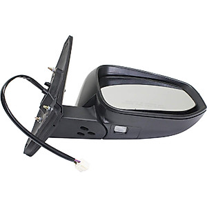 Kool Vue Passenger Side Power Heated Mirror for Toyota 4Runner 2014-2018 With Signal Light & Puddle Lamp Paintable