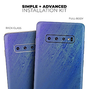 DesignSkinz Pastel Blue Surface Protective Vinyl Decal Wrap Skin Cover Compatible with The Samsung Galaxy S20 (Screen Trim & Back Glass Skin)