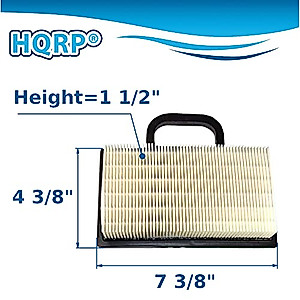HQRP Air Filter Cartridge w/Pre-Cleaner fits Craftsman GT5000 GT3000 DYS4500 YS4500 Garden Tractors, 33926 Replacement
