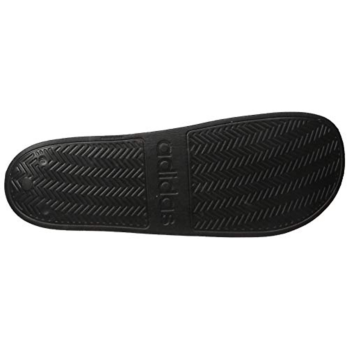 adidas Men's Adilette Shower Slides Black/White/White 10