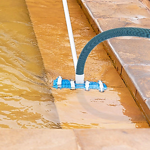 VINGLI 1-1/2-Inch by 55-Feet Pool Hose Commercial In-Ground and Above-Ground Pool Swimming Pool Vacuum Hose, Blue