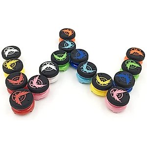 Analog Extended Joystick Cap Silicone Thumb Sticks Grips Cap Cover for PS5 PS4 PS3 PS2 PS1 Xbox ONE Xbox 360 Controller (Orange SHD)