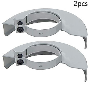 Auniwaig 2pcs 43mm x 110mm x20mm White Angle Grinder Metal Safety Guard Protector Wheel Cover for Electric Angle Grinder Housing for Bosch 110 Angle Grinder