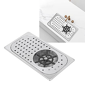 Stainless Steel Cup Washer High Pressure G1/2 in Embedded Glass Rinser for Hotels Cafes Homes