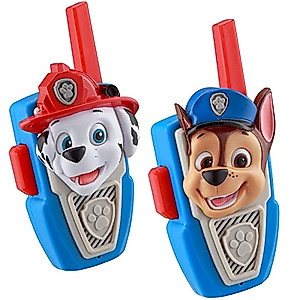 New PAW Patrol Walkie Talkies - Set of 2 Kids Walkie Talkies Chase and Marshall – Excellent Walkie Talkies for Toddlers