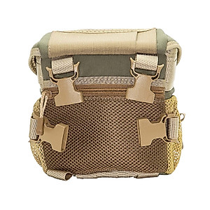 Alaska Guide Creations Hybrid Binocular Pack | Compact Utility Bag with Mesh Side Pockets | Binocular Harness for Comfort and Quick Access (Mossy Oak Break-Up Country)