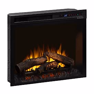 Dimplex 28 Inch Built-in Electric Fireplace - Multi-Fire XHD Firebox with Logs and Realistic Multi-Color Flames | Model: XHD28L