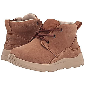 UGG unisex child T Canoe Iii Weather Sneaker, Chestnut Suede, 7 Toddler US