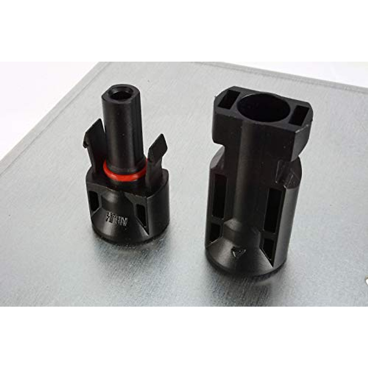 TEMCo 30A Solar Panel PV Cable Direct Box Connector Screw (2 Pair M/F)