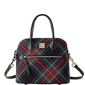 Dooney & Bourke Tartan Domed Satchel