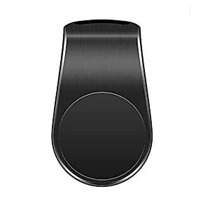 Strong Metal Magnetic Phone Car Mount Air Vent Mini Phone Stand Mobile Phone Holder for Smartphone for iPhone (Black)