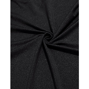 Vldnery Plus Size Golf Shirts for Women Moisture Wicking Polo Shirt 3-Button Athletic Yoga Tennis Black Tops (2XL)