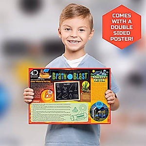 Discovery Kids 2-in-1 World Globe LED Lamp w/Day & Night Modes, STEM Geography Map Educational Toy for Children, Solar System, Light Up Cities and Countries, Rotating w/Display Stand