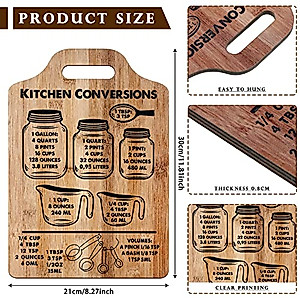Rustic Kitchen Conversions Wooden Kitchen Wall Decor Kitchen Conversion Chart Kitchen Measurement Wall Art Decorative Signs and Plaques Kitchen Conversion Charts Sign for Home Decorations, 11.81 Inch