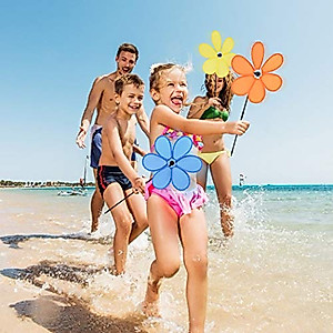 B bangcool Wind Spinners Sunflower Lawn Pinwheels Windmill Party Pinwheel Wind Spinner for Patio Lawn & Garden