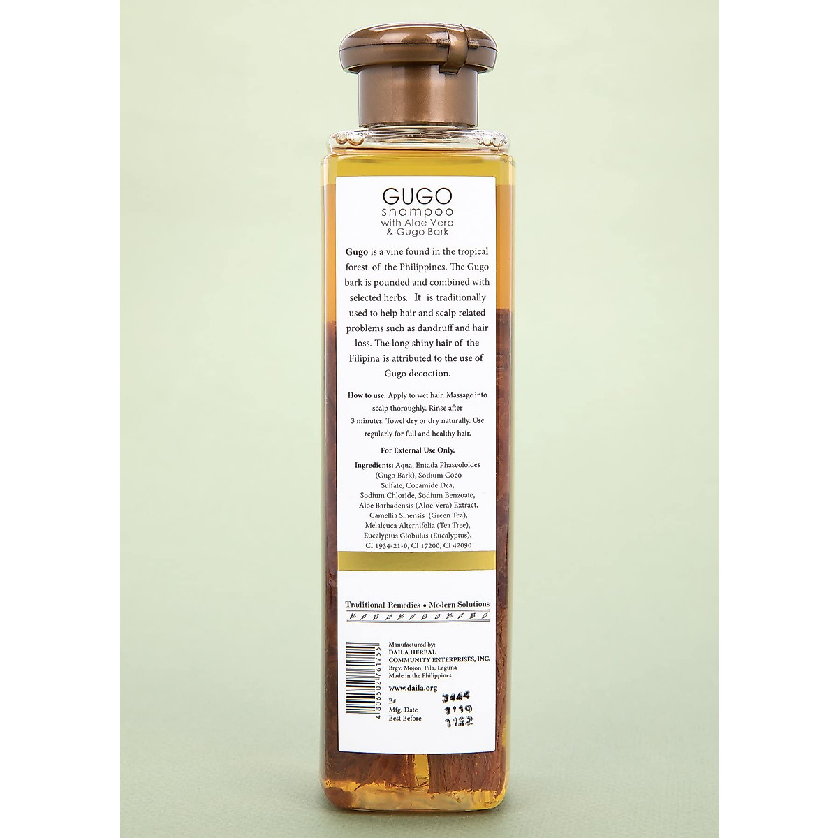 Daila Herbal Gugo Shampoo with Aloe Vera and Gugo Bark 250 ml