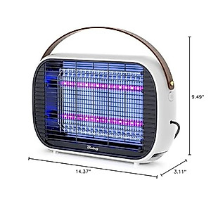 Buzbug LED Bug Zapper Indoor, 10 Years Lifespan Lamp Sustainable Less Power, Durable High-Voltage Electric Mosquito Zapper, Fly Trap Mosquito Trap, Fly Killer Fly Zapper -MA015B