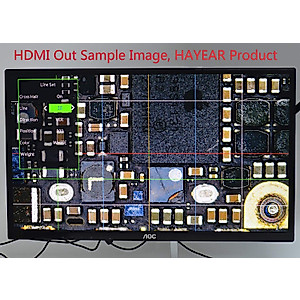 HAYEAR Full HD 34MP 2K HDMI 1080P USB Digital Industry Video Inspection Microscope Camera Set TF Card Video Recorder