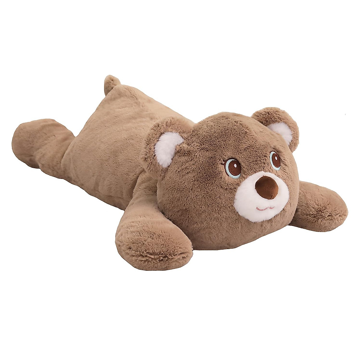 XMV 26 inch 5 lbs Bear Weighted Stuffed Animals, Large Weighted Plush Animal, Cute Plush Toy Pillow, Soft Bear Plushie Gifts for Adults, Kids, Boys and Girls(Brown)