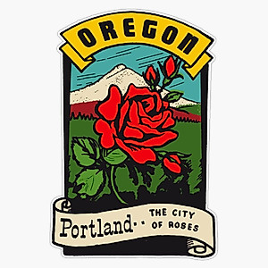Vintage Portland Decal Bumper Sticker Vinyl Decal 5"