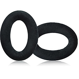 Replacement Earpad Cushions + Inside Tone Tuning Foam Pads for Sennheiser HD600, HD650, HD545, HD565, HD580, Headphones with ITIS Cable Clip
