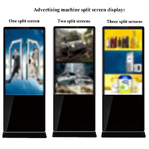 32 Inch Digital Signage Kiosk,Vertical Floor Standing Touch Screen Advertising Machine,0.121cbm Automatic Media Player,Indoor Advertising Machine With Wifi,HD Screen,43inches