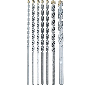 Makita E-10659 7 Pc. Assorted Carbide Tipped Percussion Masonry Hammer Drill Bit Set