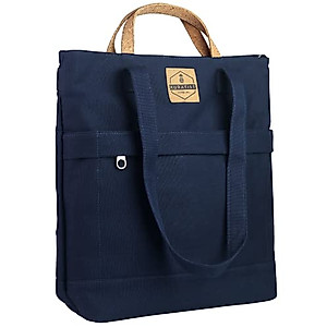 Kuratist - DEERN Totepack - 2 in 1 Backpack - 14L - Fits 13.3" Laptops - Used for Shopping/Work/Trips/Office/School (Navy)