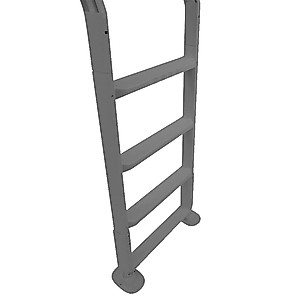 Aqua Select Heavy-Duty in-Pool Ladder | Grey | Supports 300 Pounds | Easy-to-Install Design