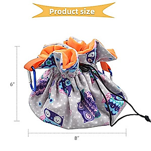 tinkare Hanging Sugar Glider Snuggle Sleeping Pouch with Drawstring Design for Pet Glider Small Animals Cage Sleep Bag